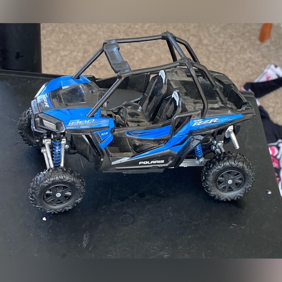 Accents | New Ray Toys Blackblue Model Replica Metal Mini Polaris Rzr ...
